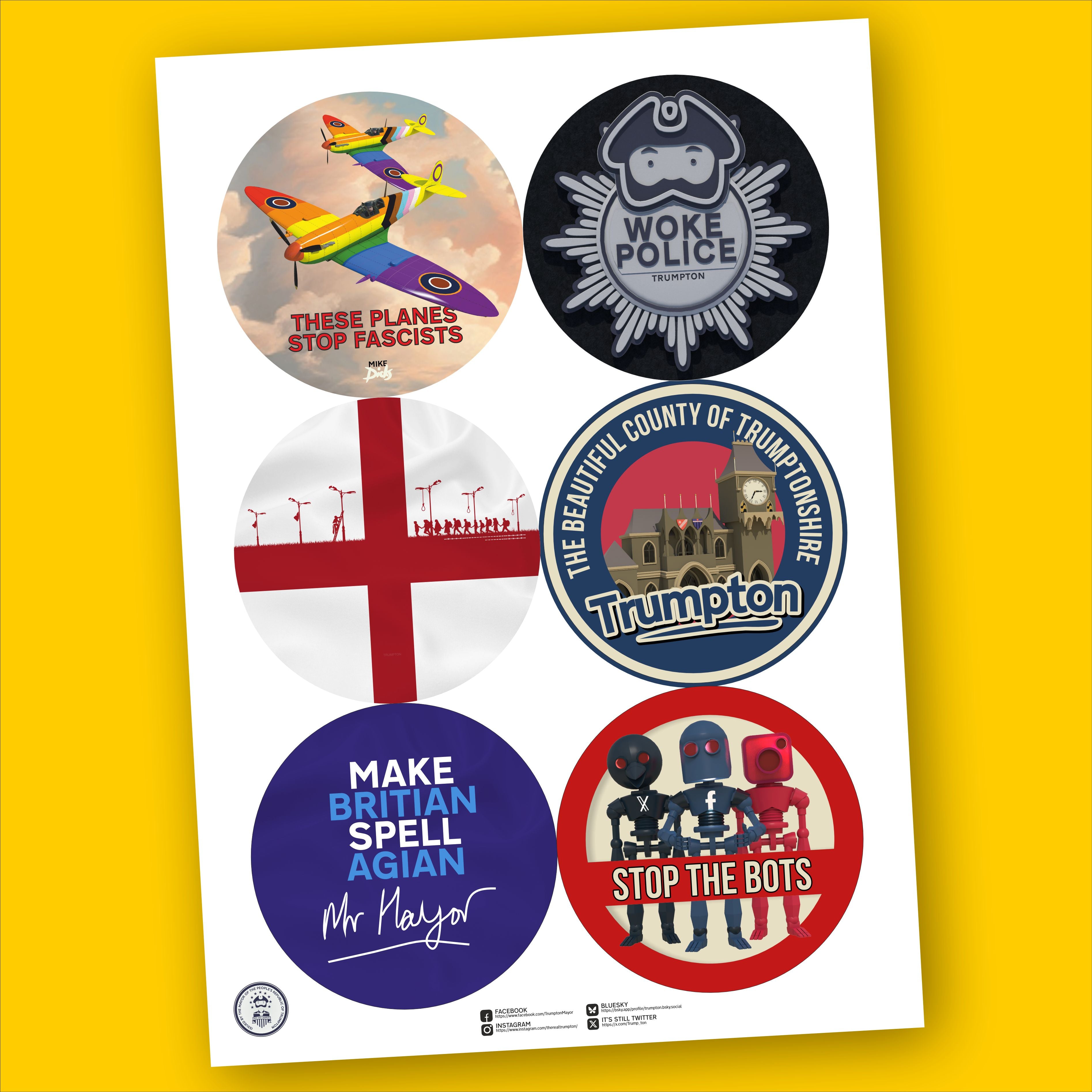 Trumpton Sticker Set – Mike Dicks Art